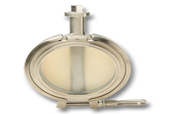 Oyster hygienic compact tablet butterfly valve - Coperion