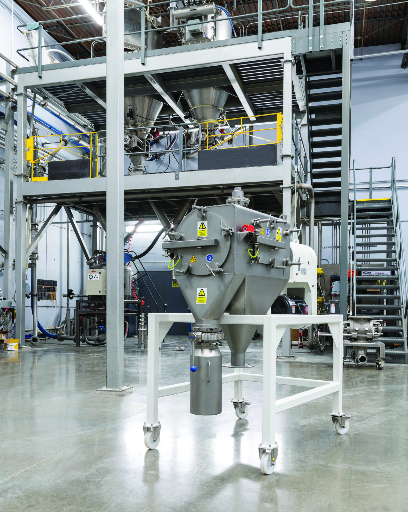 Rotary sifter KEK pressure design for food processing - Coperion